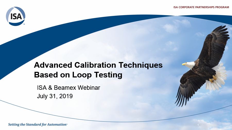Advanced Loop Calibration | ISA & Beamex joint webinars